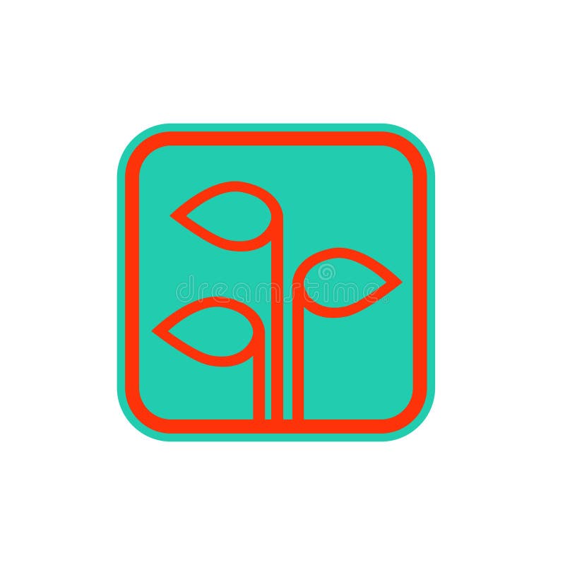 Leaf of Foliage Logo for Natural Theme Related Logo or Sign Design ...