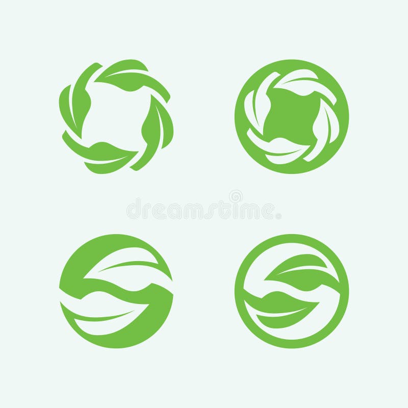 Leaf Logo Design Vector for Nature Symbol Template Editable,Green Leaf ...