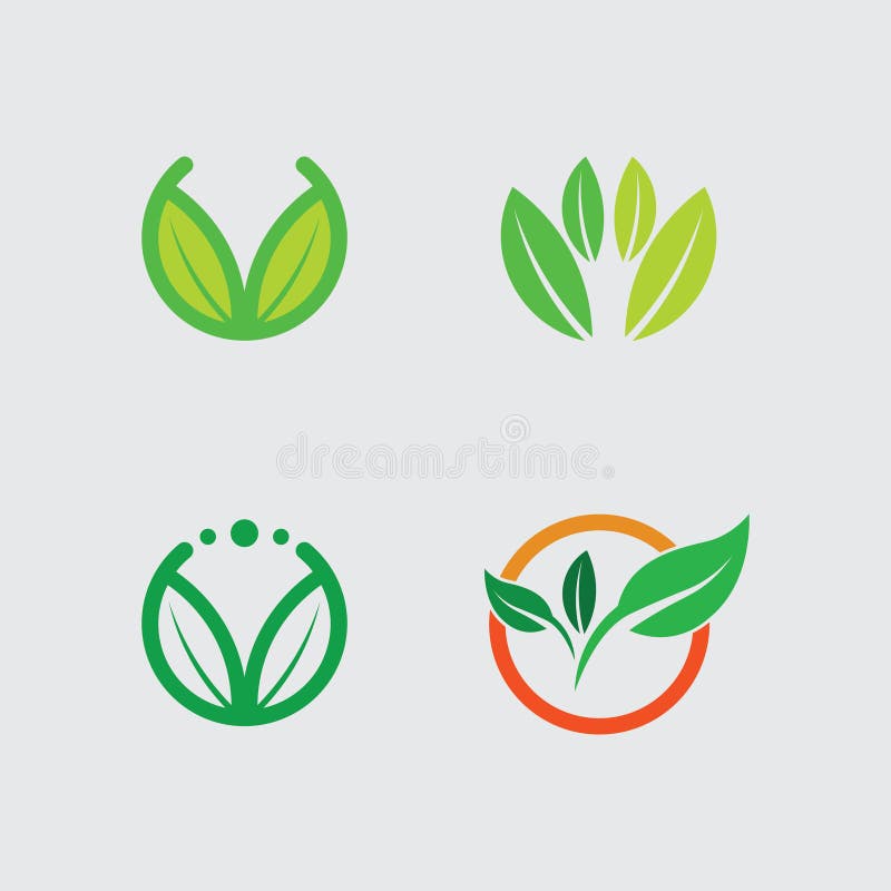 Leaf Logo Design Vector for Nature Symbol Template Editable,Green Leaf ...