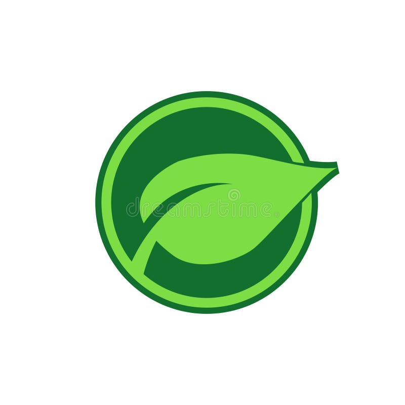 Leaf of Foliage Logo for Natural Theme Related Logo or Sign Design ...