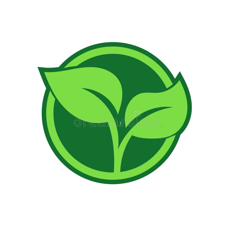 Leaf of Foliage Logo for Natural Theme Related Logo or Sign Design ...