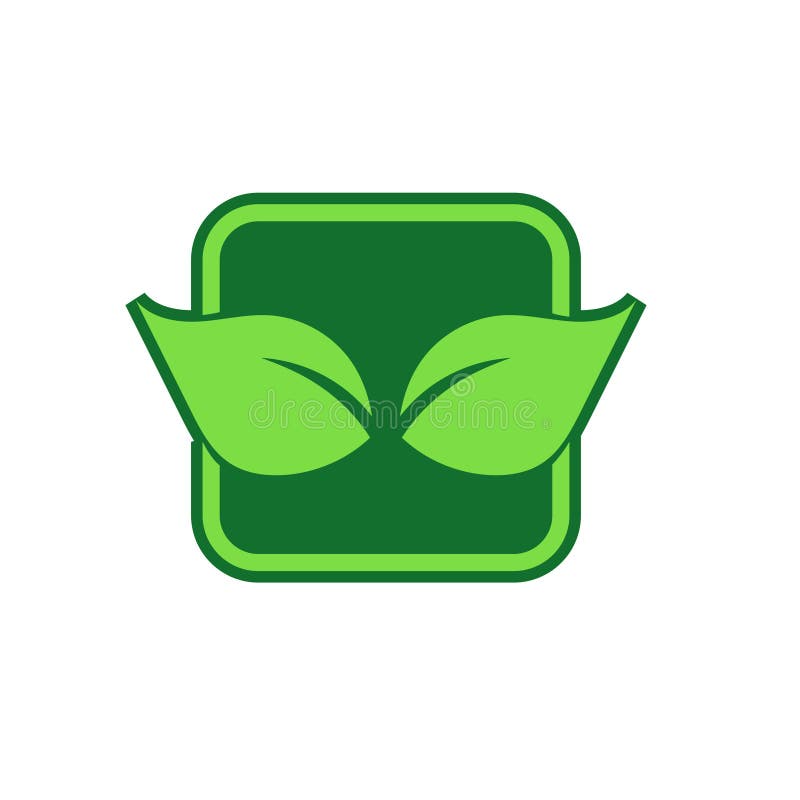 Leaf of Foliage Logo for Natural Theme Related Logo or Sign Design ...