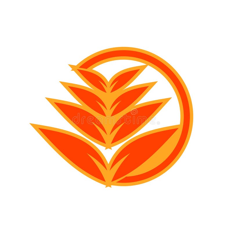 Leaf of Foliage Logo for Natural Theme Related Logo or Sign Design ...