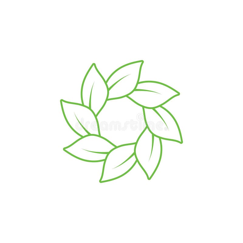 Leaf Logo Green Ecology Nature Element Vector Image Stock Vector ...