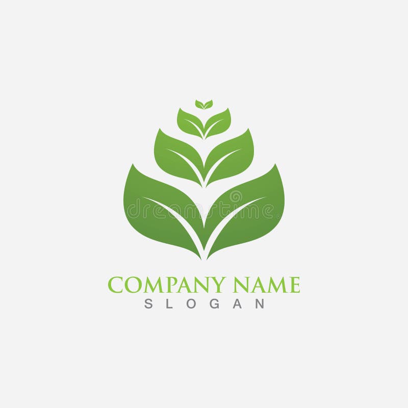 Leaf Logo and Symbol Template Stock Vector - Illustration of lifestyle ...