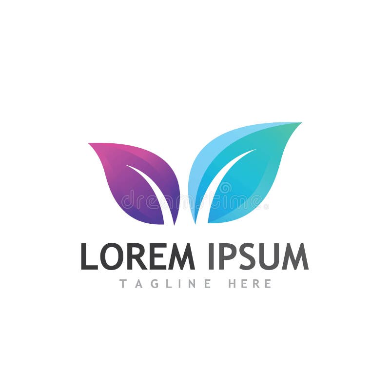 Leaf Logo and Vector Images Template Stock Illustration - Illustration ...