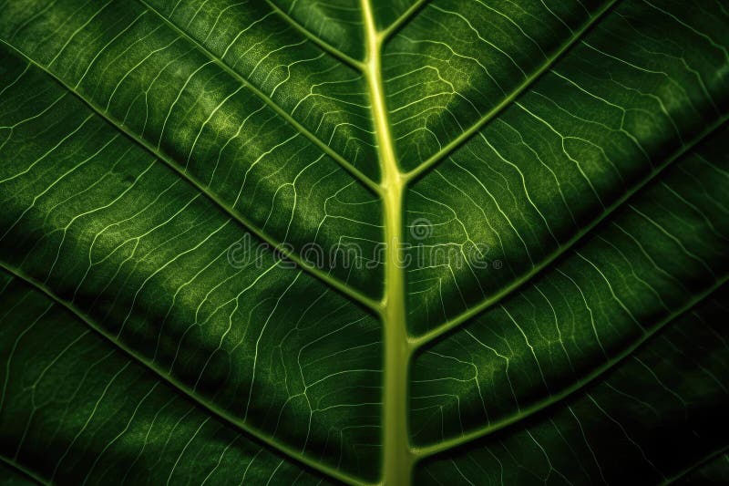 Leaf Macro Texture Green Leaf Texture Wallpaper, Highly Detailed. Stock ...
