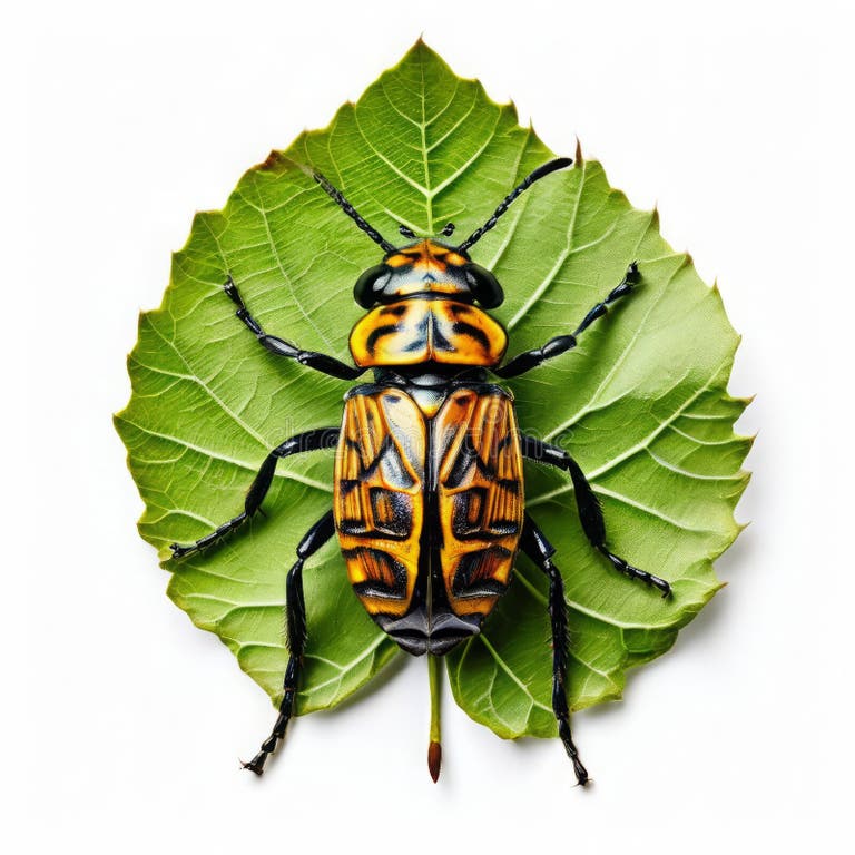 Leaf Miner an Insect that Burrows Tunnels or Mines Int Stock Image ...