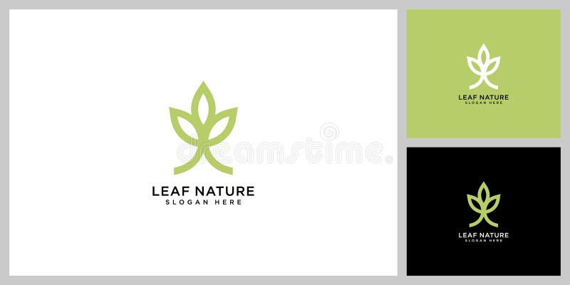 Leaf Nature Vector Design Template Stock Vector - Illustration of vector, plant: 327746279
