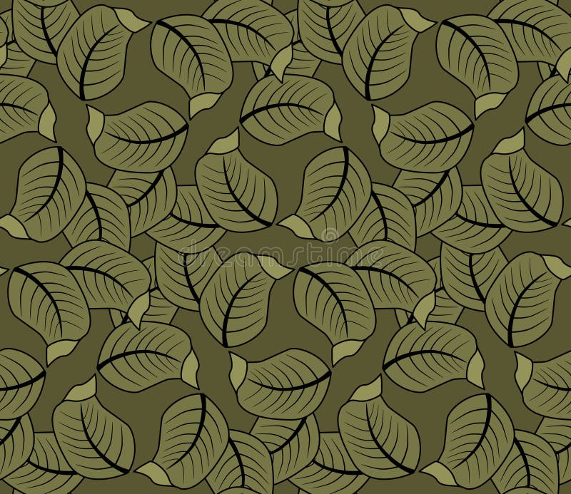Leaf pattern stock illustration. Illustration of abstract - 12484448