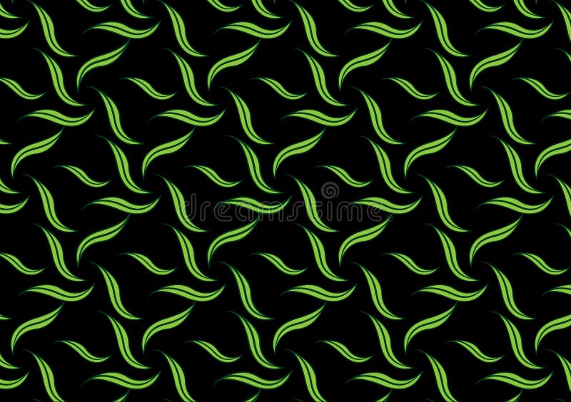 Leaf Pattern Background Wallpaper for Design Layout Stock Illustration ...
