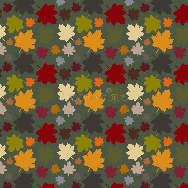 Leaf Pattern stock vector. Illustration of abstract, season - 81383031