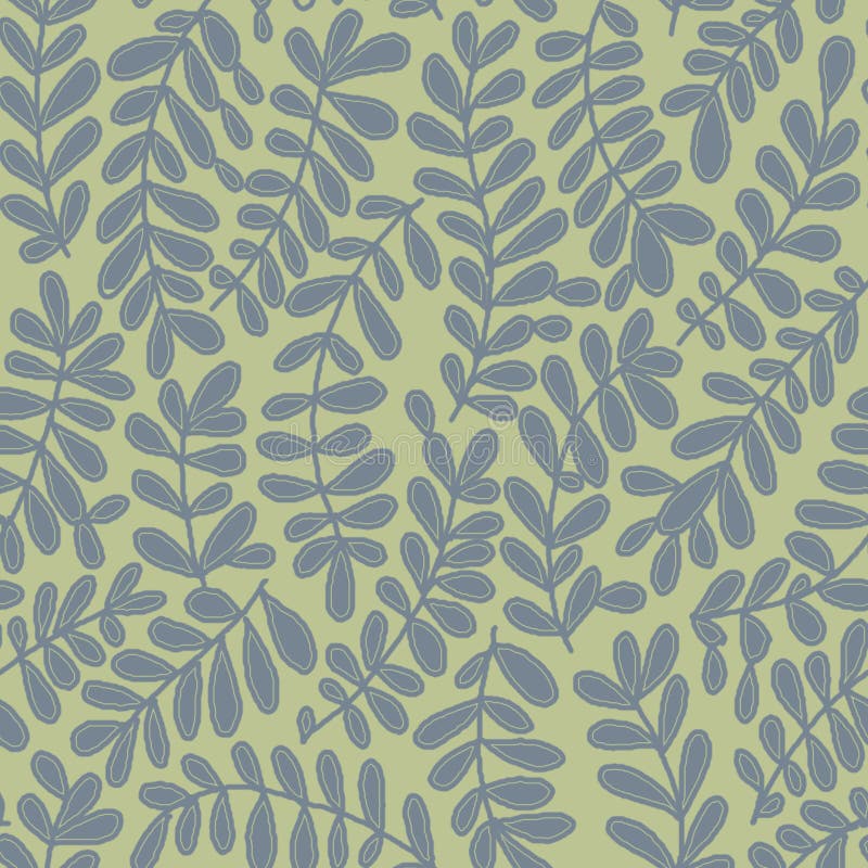 Leaf Pattern Design for Textile Stock Illustration - Illustration of ...