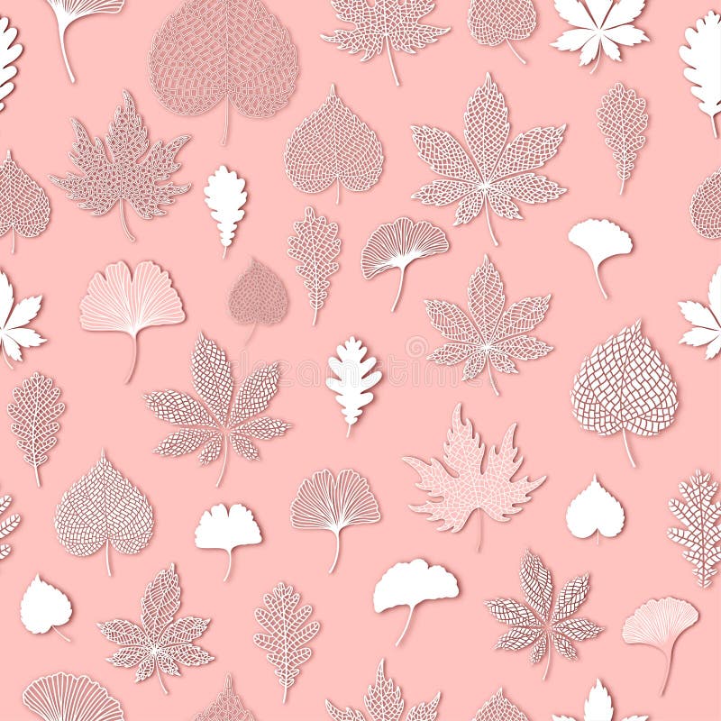 Leaf Pattern Seamless Texture Wallpaper Repeat Modern Design for ...