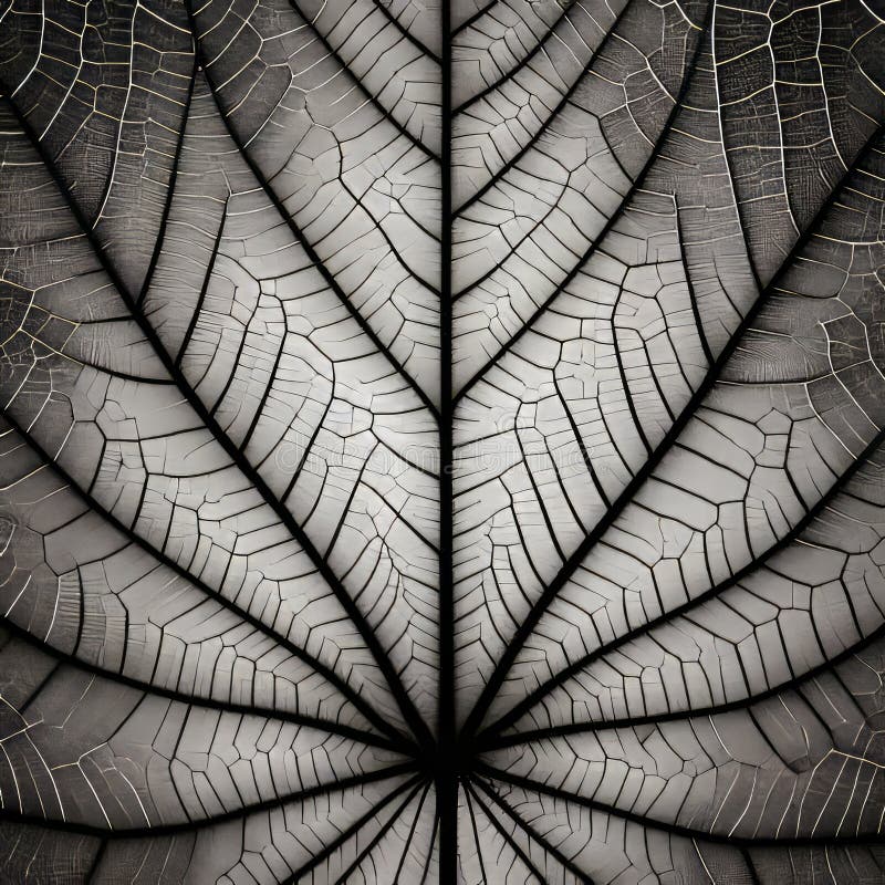 Leaf Patterns Create a Photogram of Autumn Leaves Showcasing the Stock ...