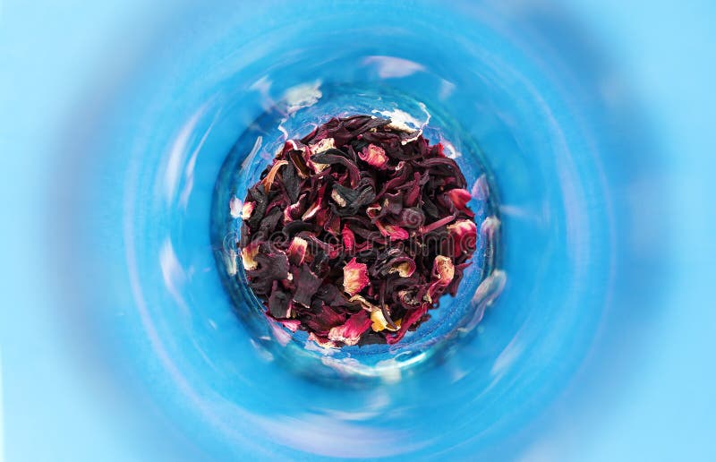 Leaf Red Tea in a Round Glass Jar. Stock Image - Image of delicious ...