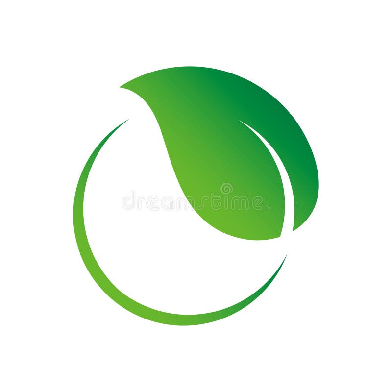Leaf Shape Logo Icon Illustration Stock Vector - Illustration of fresh ...