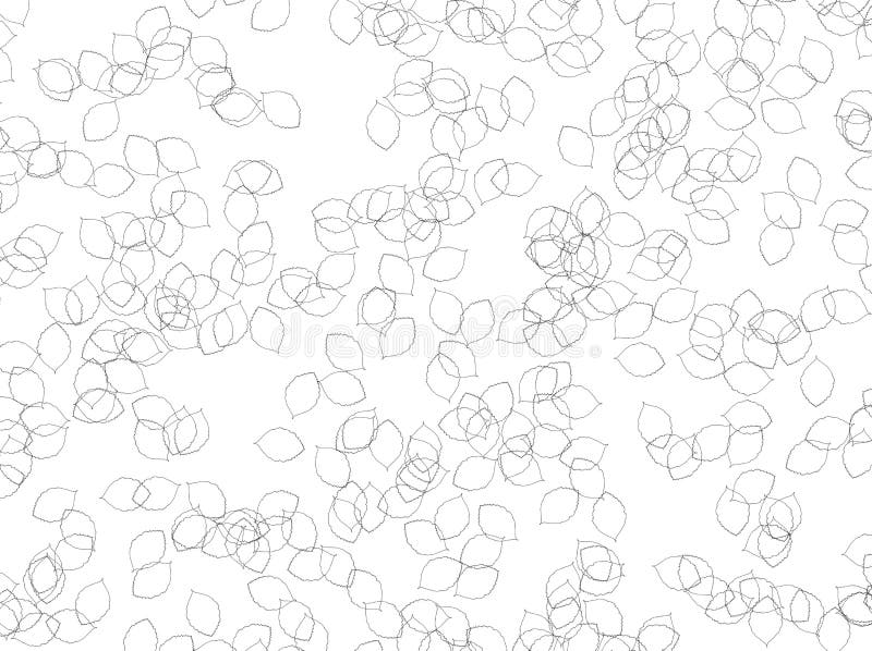 Leaf Falling Over a White Surface Stock Illustration - Illustration of ...