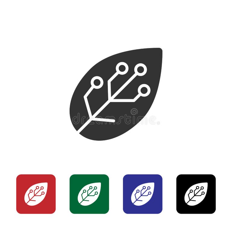 Leaf, Smart, Farm Vector Icon. Simple Element Illustration from ...