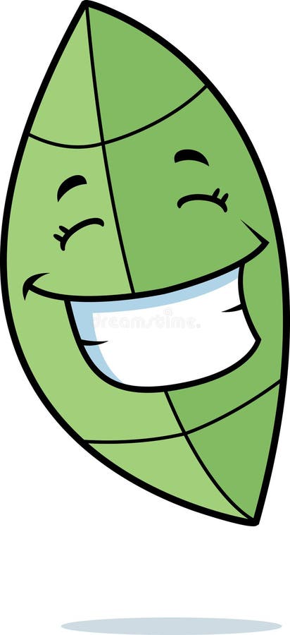Leaf Smiling stock vector. Illustration of watercolor - 15009243