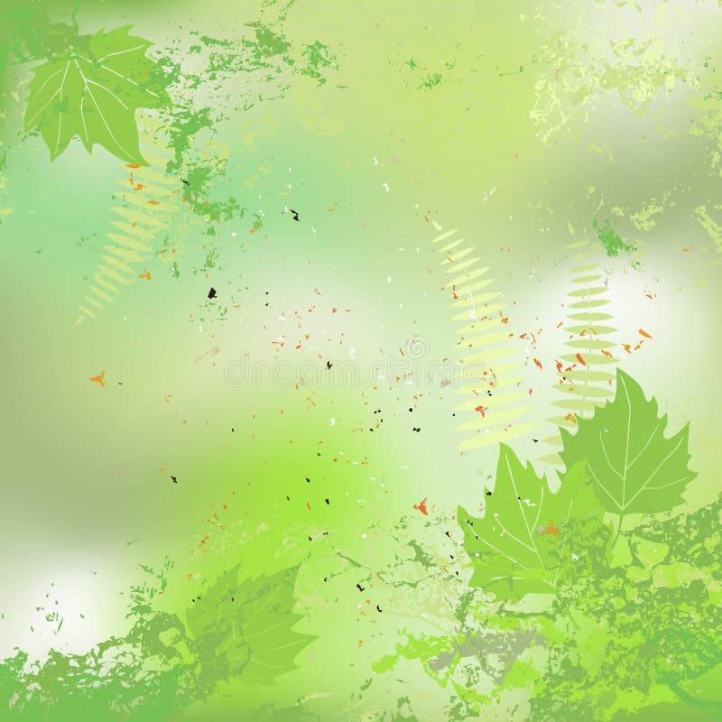 Leaf, Spring - Vector Background Stock Vector - Illustration of branch ...