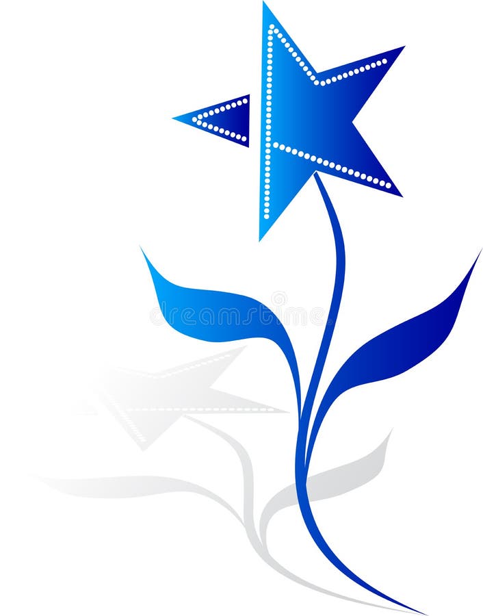 Leaf star stock illustration. Illustration of circle - 15740619