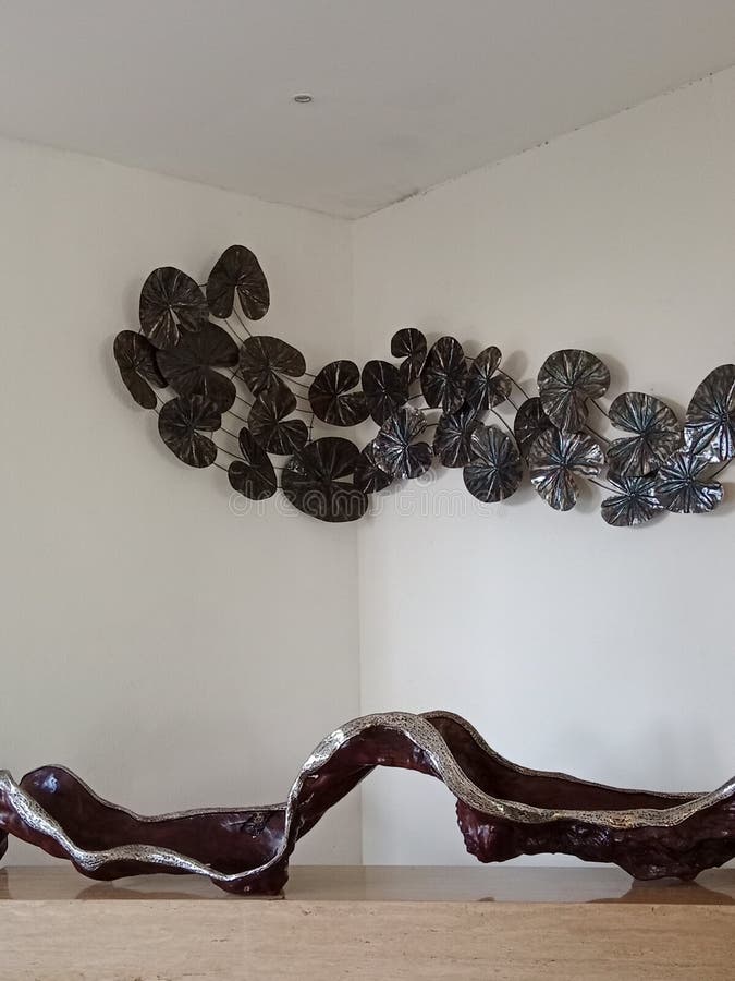 Leaf and Stem-shaped Wall and Room Decorations Stock Photo - Image of ...