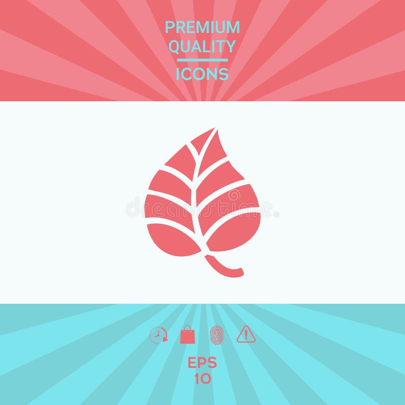 Leaf symbol logo. stock vector. Illustration of mind - 118844066