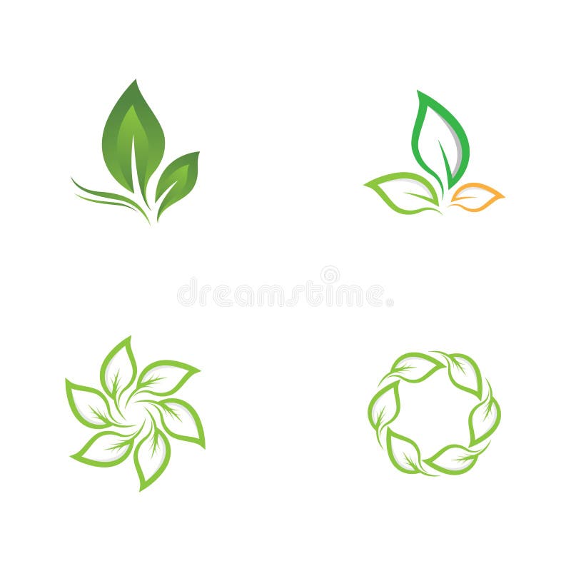Leaf symbol vector icon stock vector. Illustration of floral - 174747118