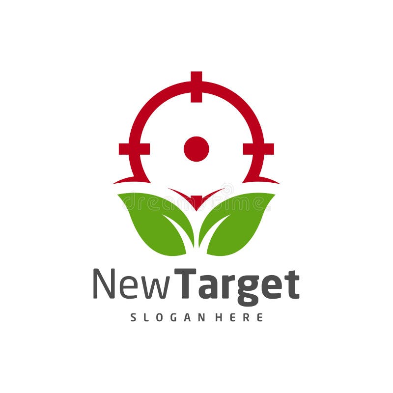 Leaf Target Logo Vector Template, Creative Target Logo Design Concepts ...