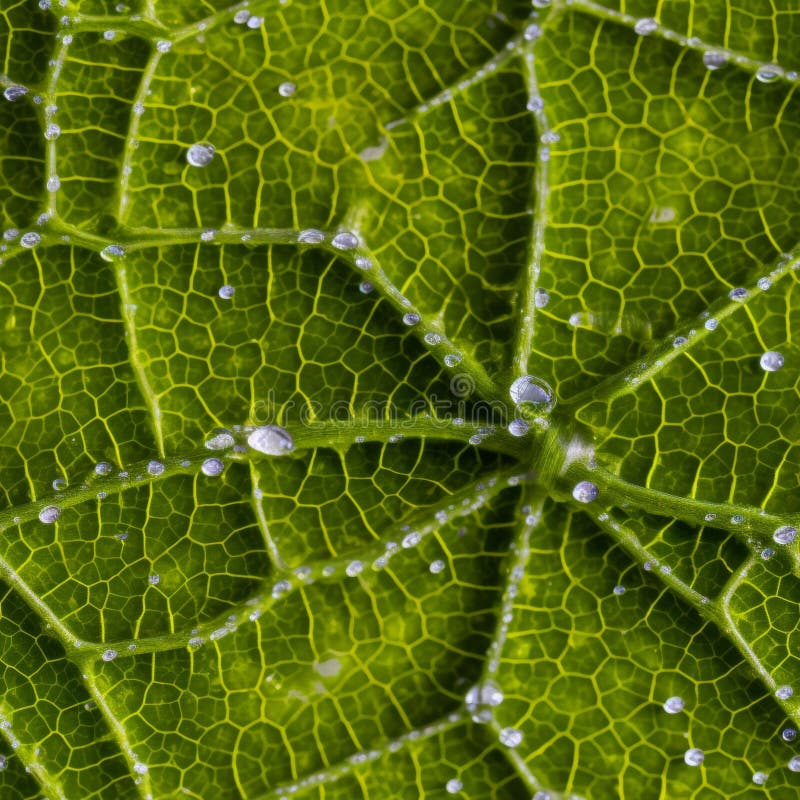 Leaf Texture Pattern, Leaf Background with Veins and Cells - Macro ...