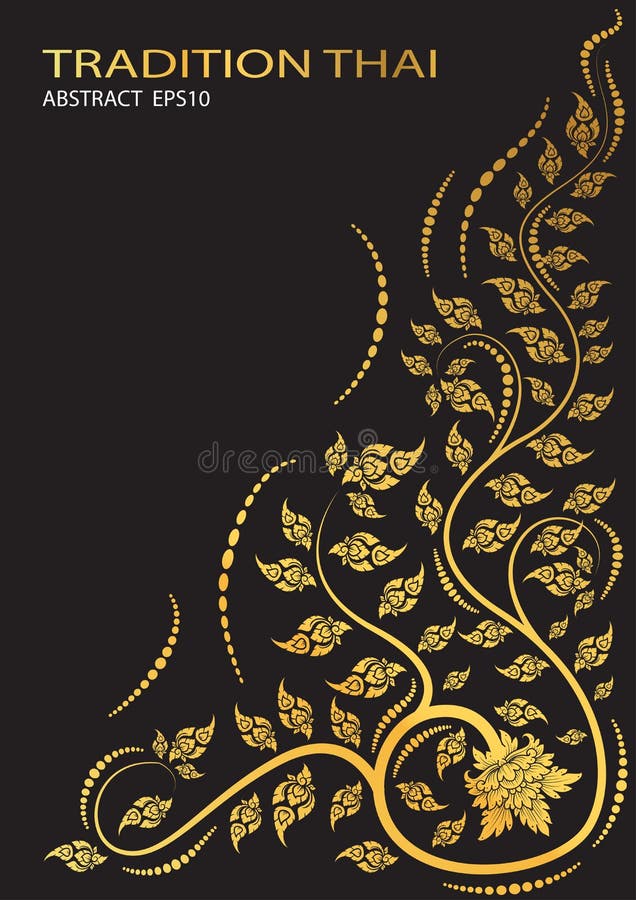 Thai Pattern. Vector Illustartion.eps Stock Vector - Illustration of ...