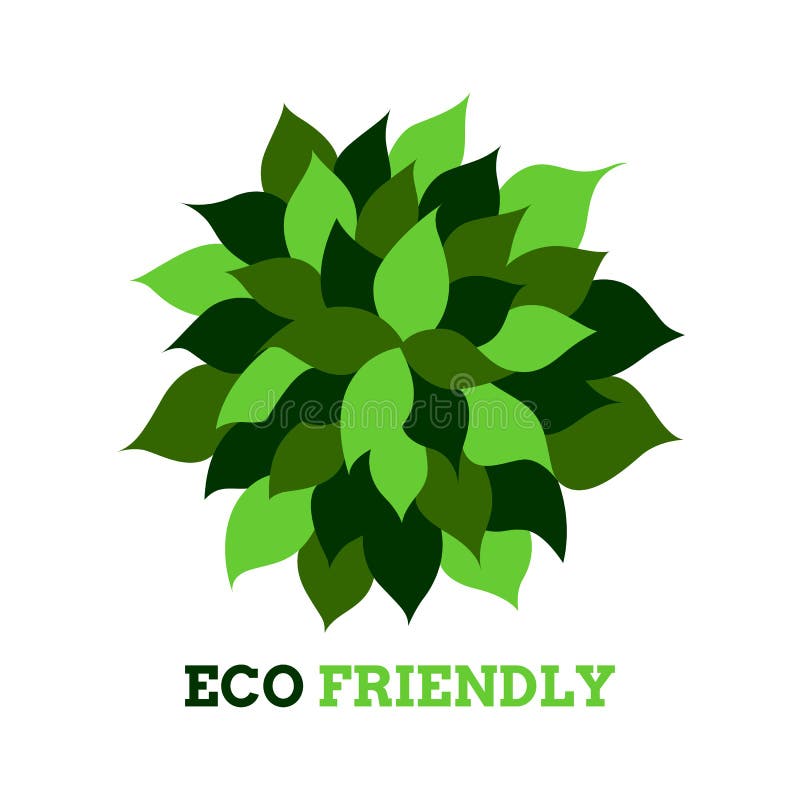 Leaf Tree Flower Eco Friendly Logo Icon Symbol Vector Design Stock ...