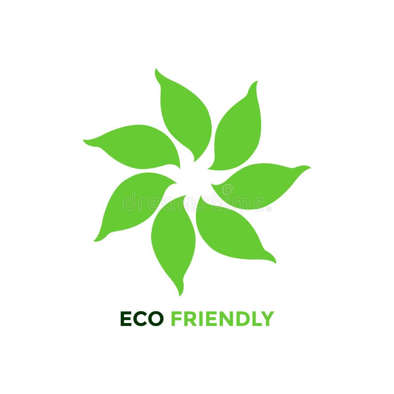 Leaf Tree Flower Eco Friendly Logo Icon Symbol Vector Illustration ...