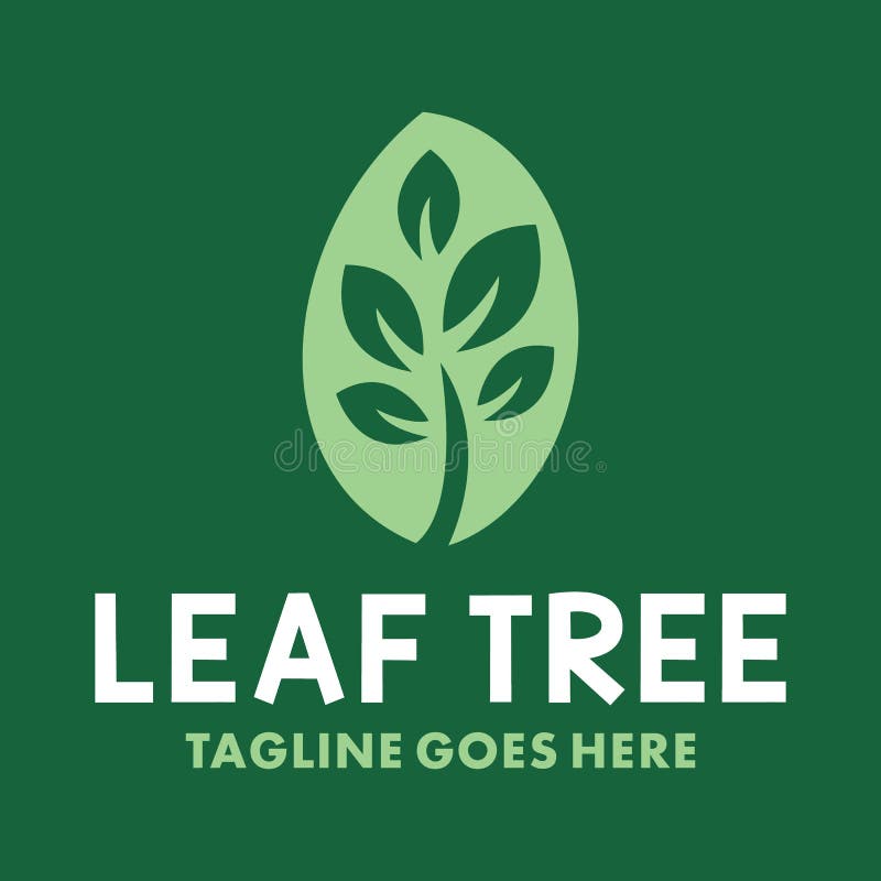 Leaf Tree Logo Design Inspiration Voor Bedrijven En Bedrijven Vector ...