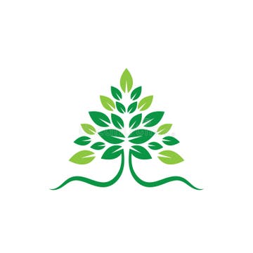 Leaf Tree Logo Icon Vector Concept Design Stock Vector - Illustration ...