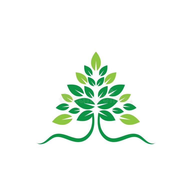 Leaf Tree Logo Icon Vector Concept Design Stock Vector - Illustration ...
