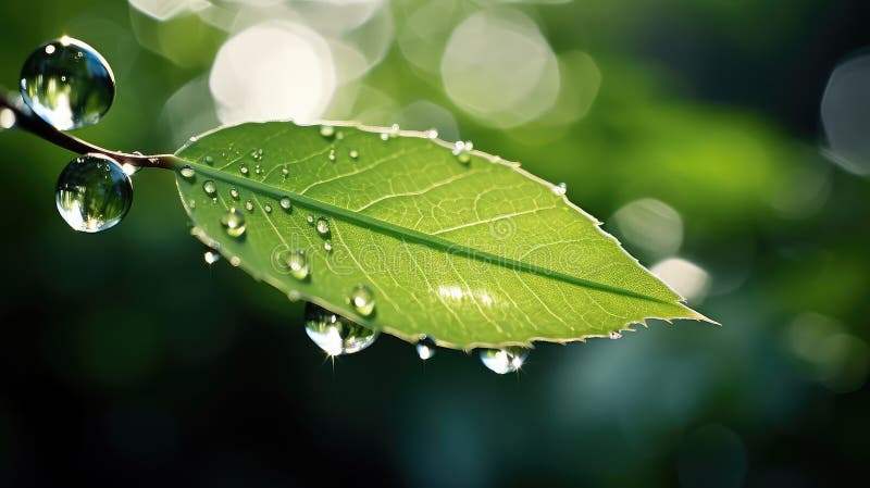 Leaf water liquid stock illustration. Illustration of liquid - 372406861