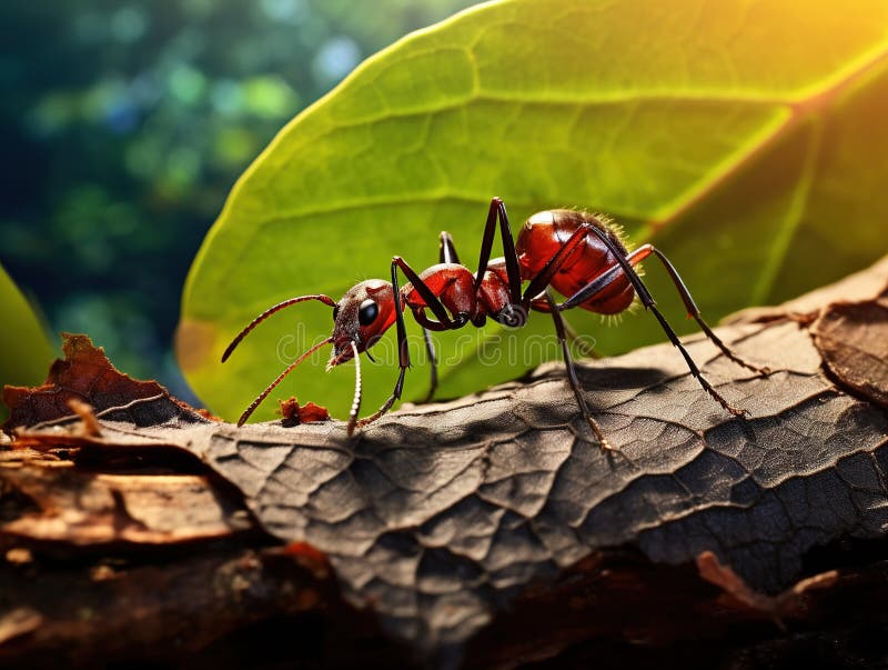 Leafcutter Ant stock illustration. Illustration of animals - 293692987