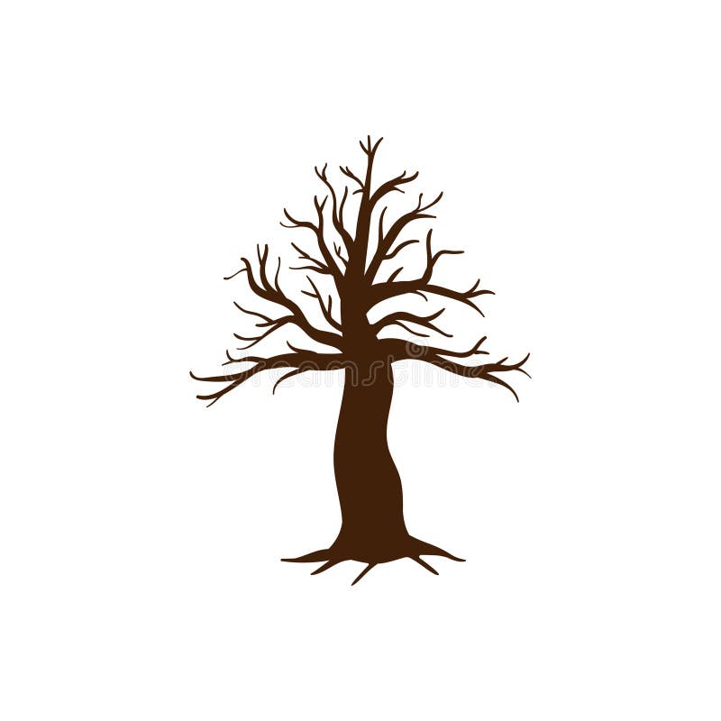 Dead Tree Illustration Clipart Icon Stock Vector - Illustration of ...