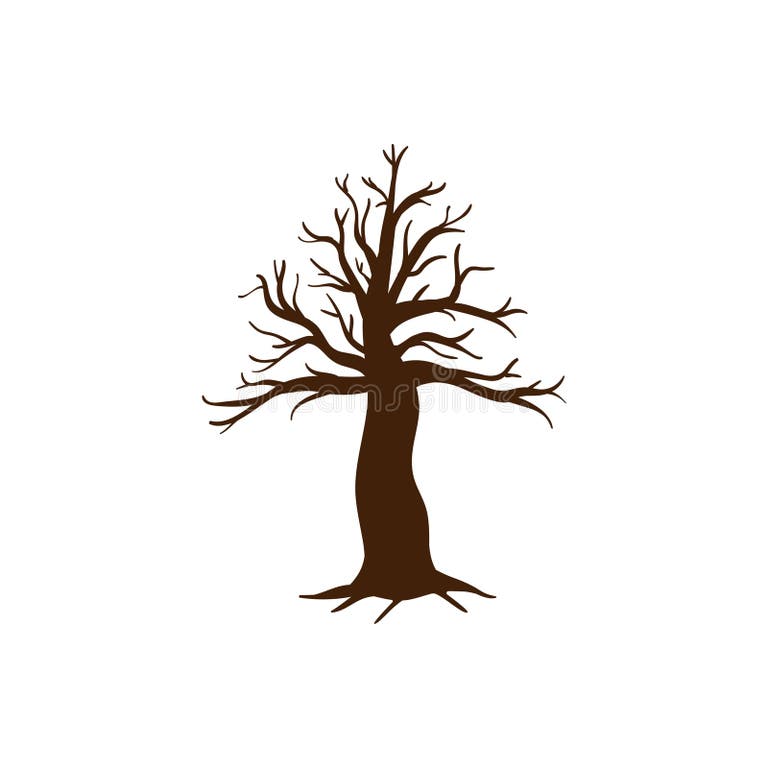 Leafless Tree Icon Design Template Vector Isolated Illustration Stock ...