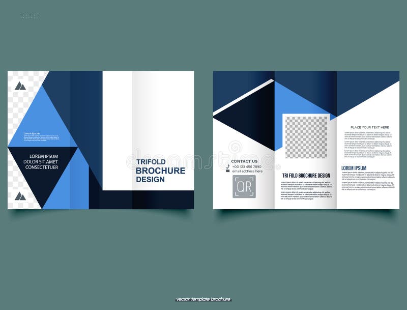 Leaflet Brochure Template. Creative, and Professional Tri-fold Brochure ...