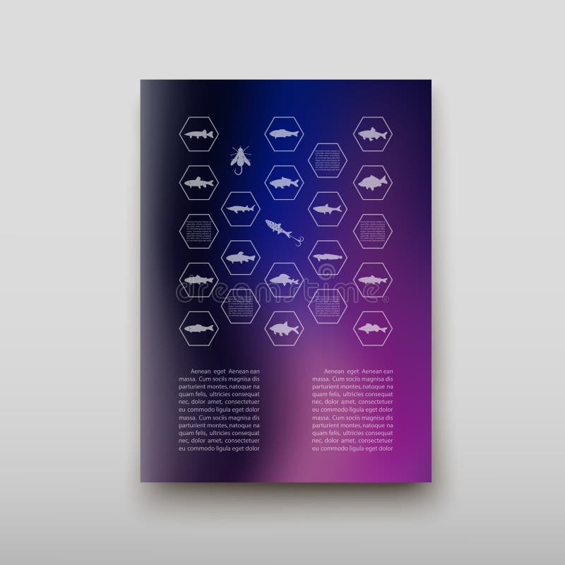 Leaflet Cover Infographics Presentation Abstract Geometric Background ...