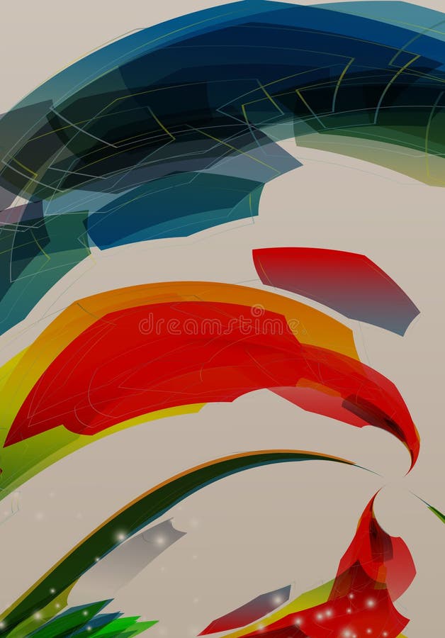 Leaflet Cover Infographics Presentation Abstract Geometric Background ...