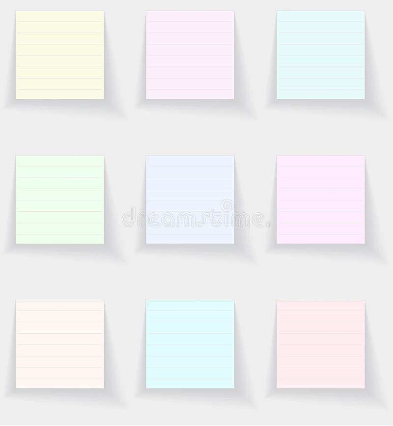 Leaflets Paper for Writing. Raster Stock Illustration - Illustration of ...