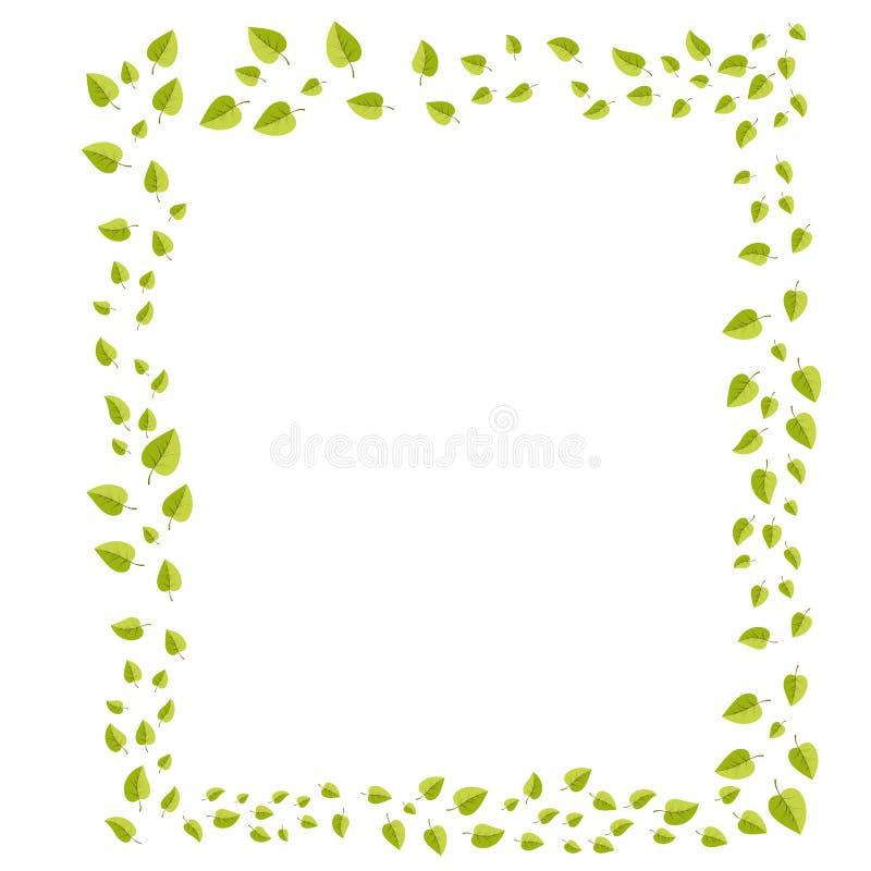 Leafs Frame for Decoration for Web and Print Stock Vector ...