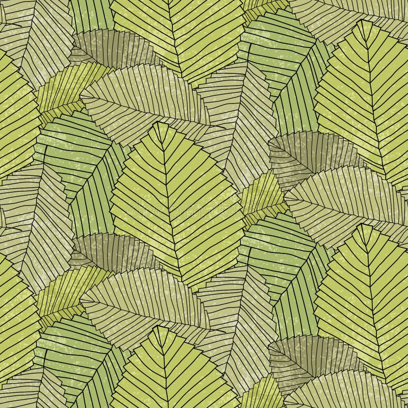 Leafs pattern stock vector. Illustration of graphic, abstract - 27419146