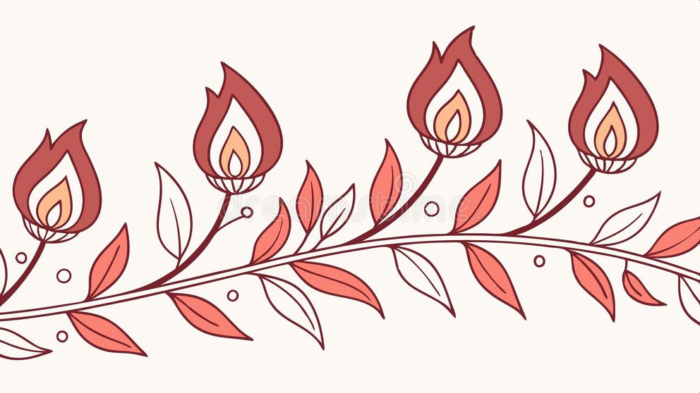 Leafy Border Pattern, Nature Design and Organic Frame Vector Design ...