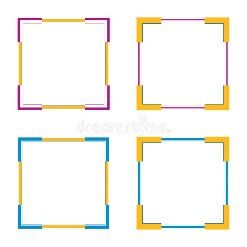 Leafy Corner Shape. Green Swirl Frame. Organic Border Symbol. Vector ...