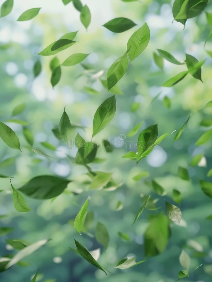 A Leafy Tree with Many Leaves Falling from it Stock Photo - Image of ...